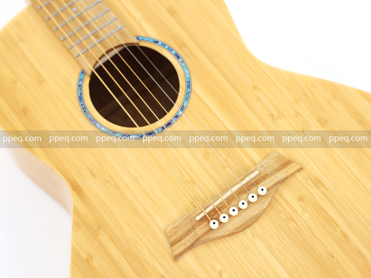 38-inch Full Solid Bamboo Tonewood Acoustic Guitar (JY-B400) — PPEQ ...